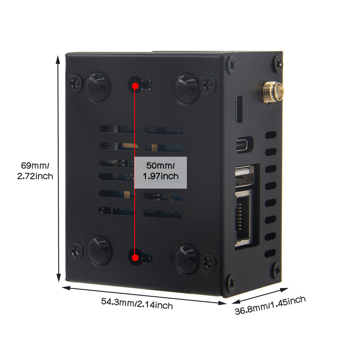 Orange Pi Zero 3 Metal Case (N502) – Geekworm