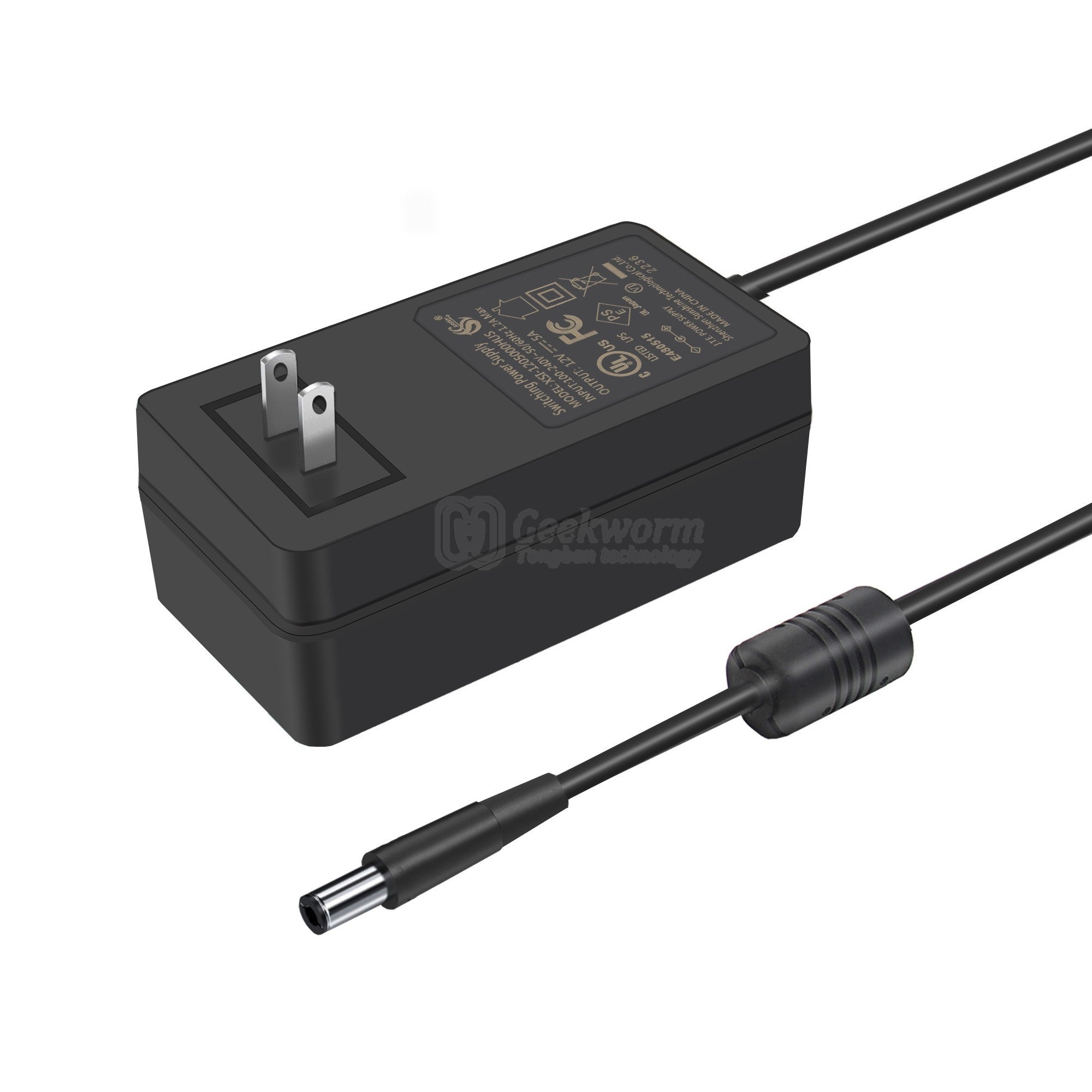 Geekworm DC 5521 60W 12V 5A Power Supply (PSU60)