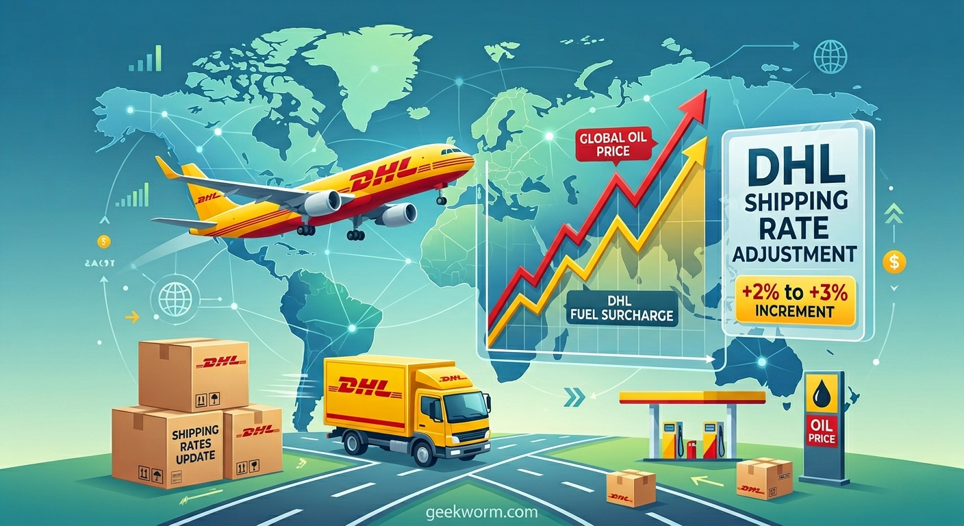 Shipping Rate Update: DHL Fuel Surcharge Adjustment – Geekworm