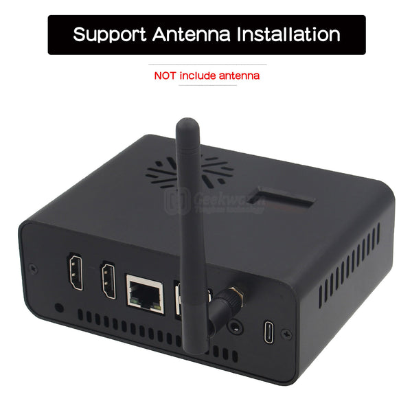 Geekworm NASPi CM4-M2 SATA&NVMe SSD NAS Kit for Raspberry Pi Compute M