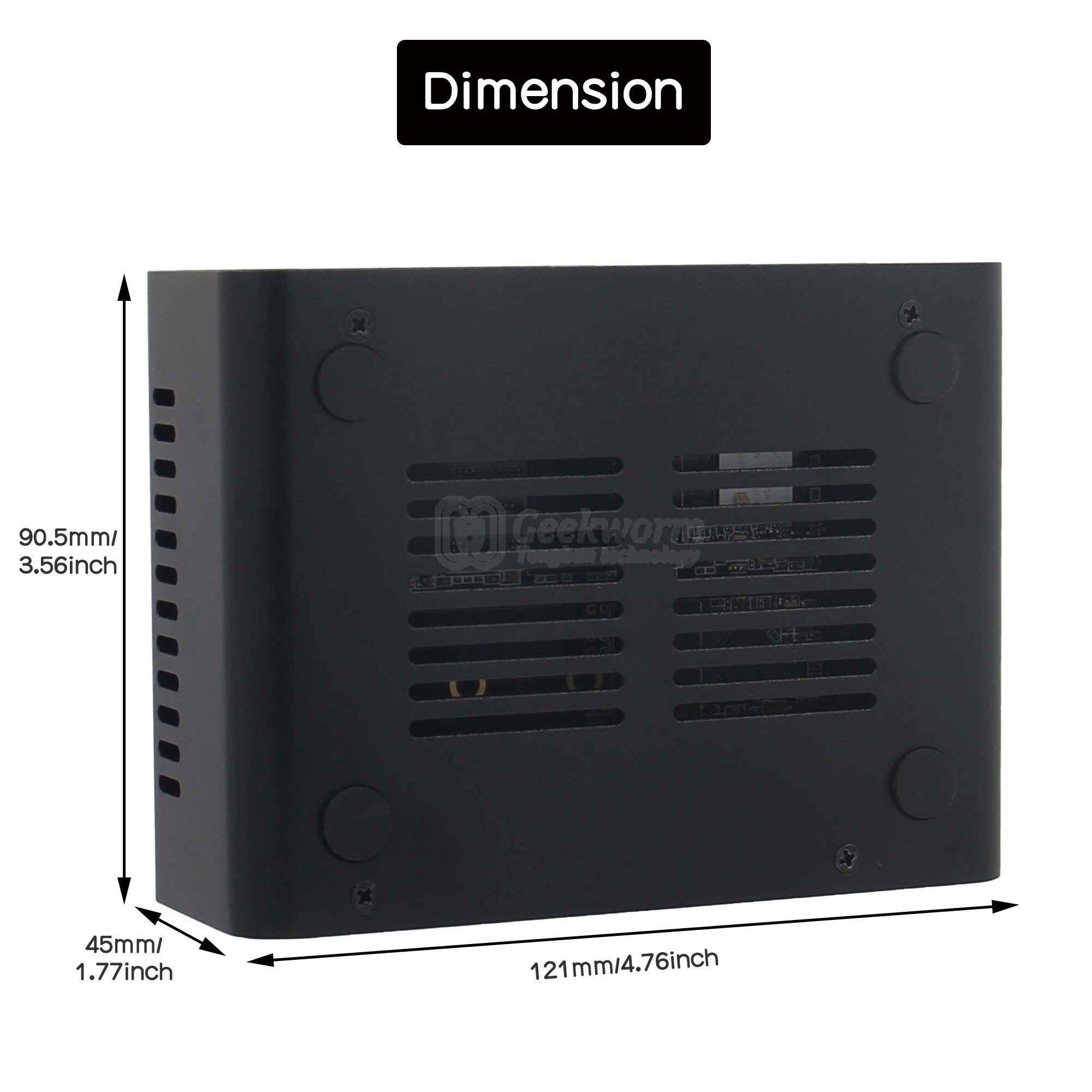 Geekworm NASPi CM4-M2 SATA&NVMe SSD NAS Kit for Raspberry Pi Compute M