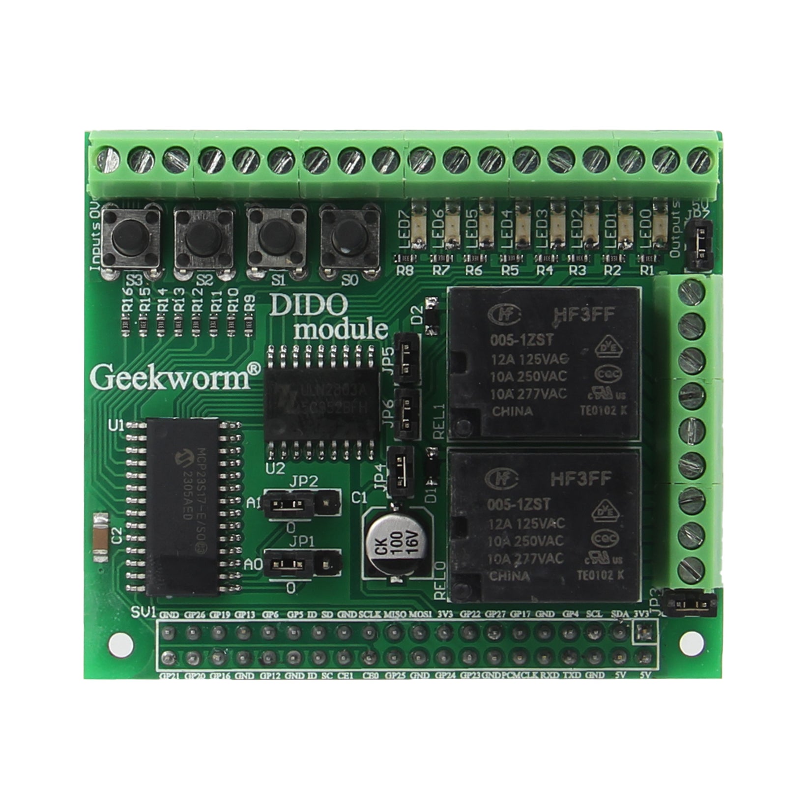 Raspberry Pi 5 Model B / 4B / 3B+ /3B Digital Input Output Expansion B ...