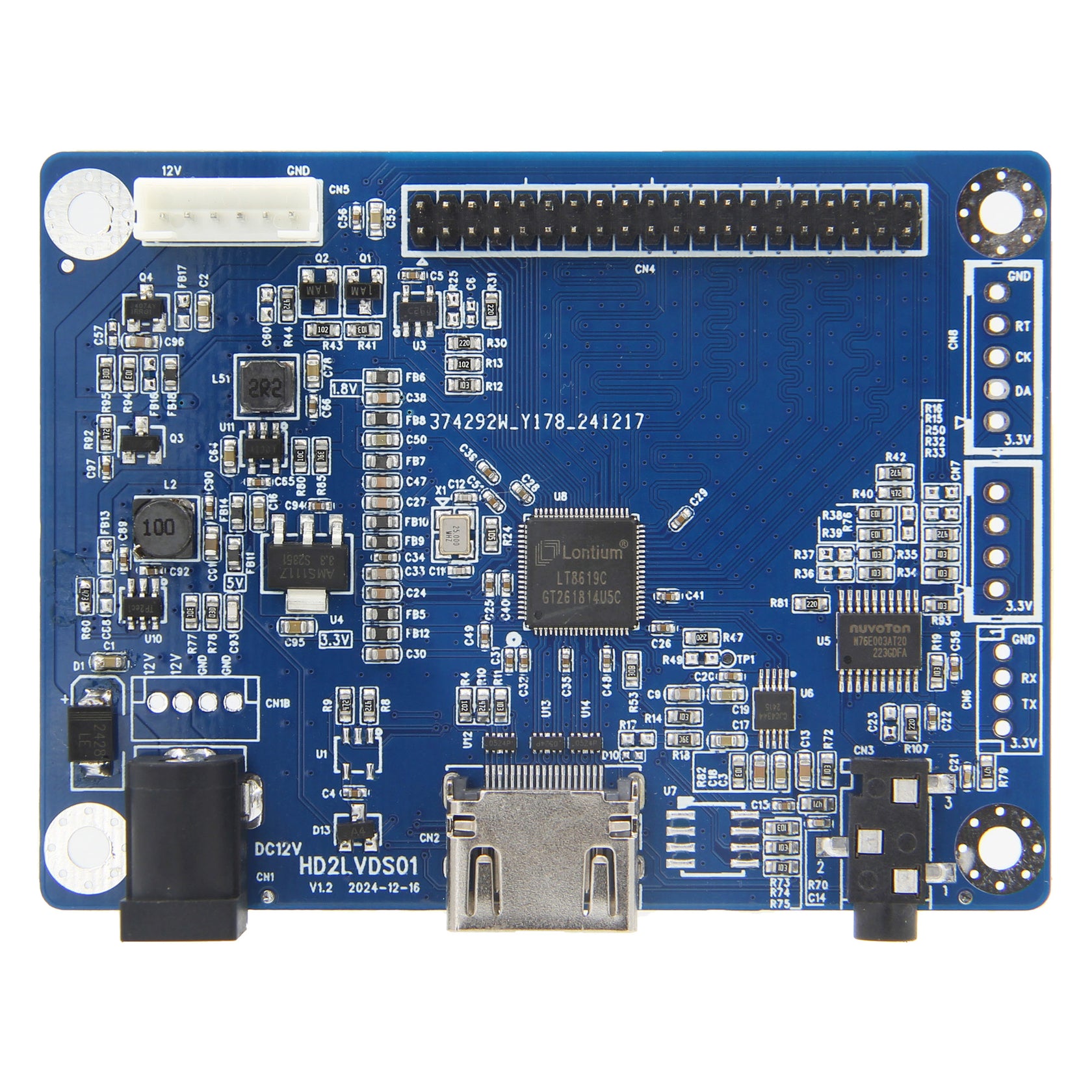 Geekworm HDMI to LVDS Adapter Board with Cable|HDMI Input to TTL RGB o