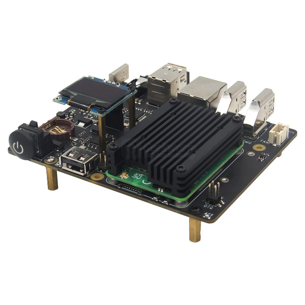 Geekworm NASPi CM4-M2 SATA&NVMe SSD NAS Kit for Raspberry Pi Compute M