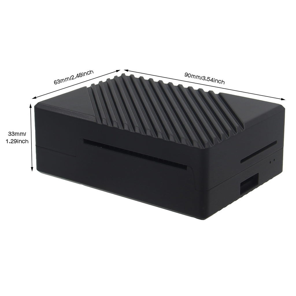 Raspberry Pi 4 Aluminum Alloy Case (P388) – Geekworm