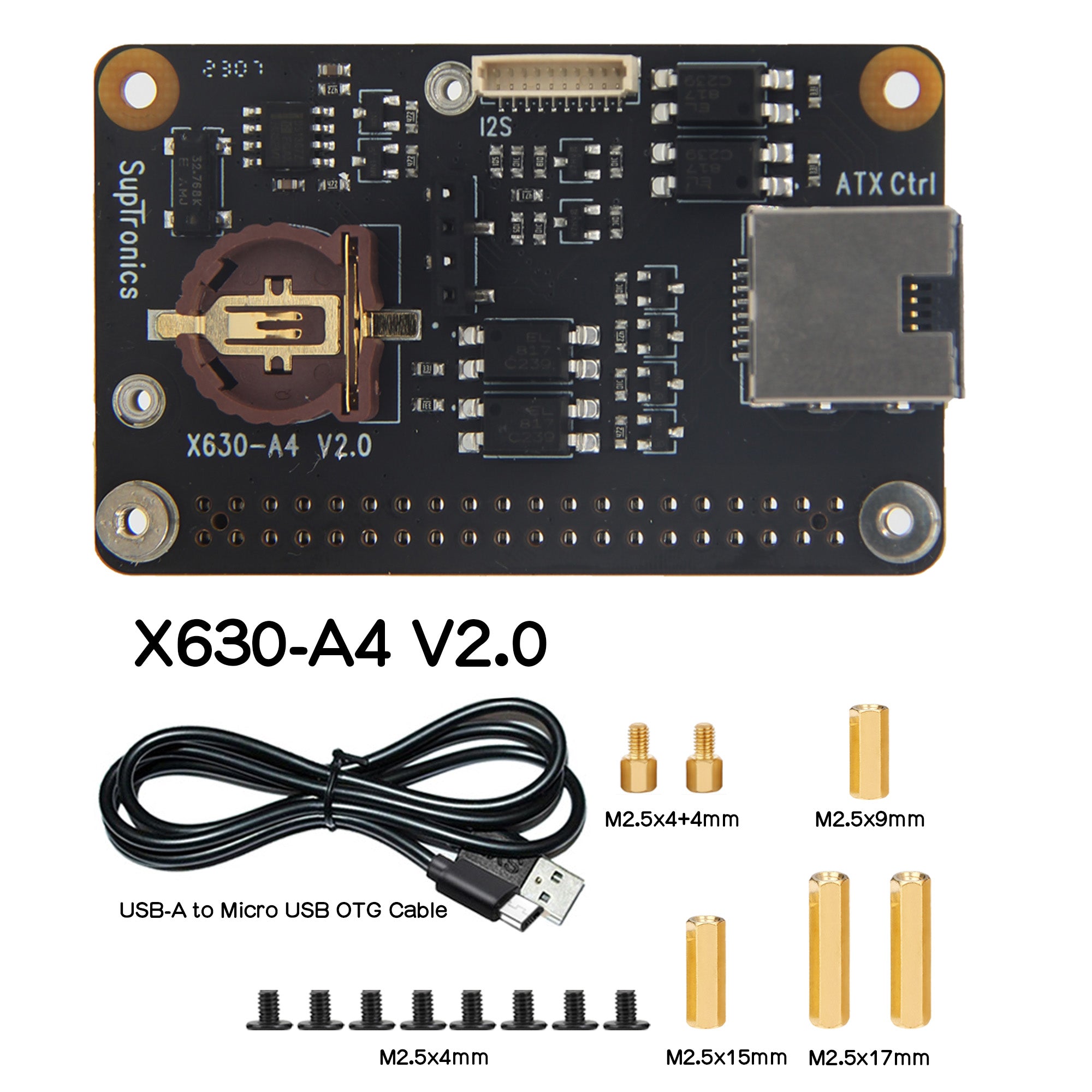 Geekworm KVM-A4 V2.0 Kit for Raspberry Pi Zero 2 W Open-source KVM Ove