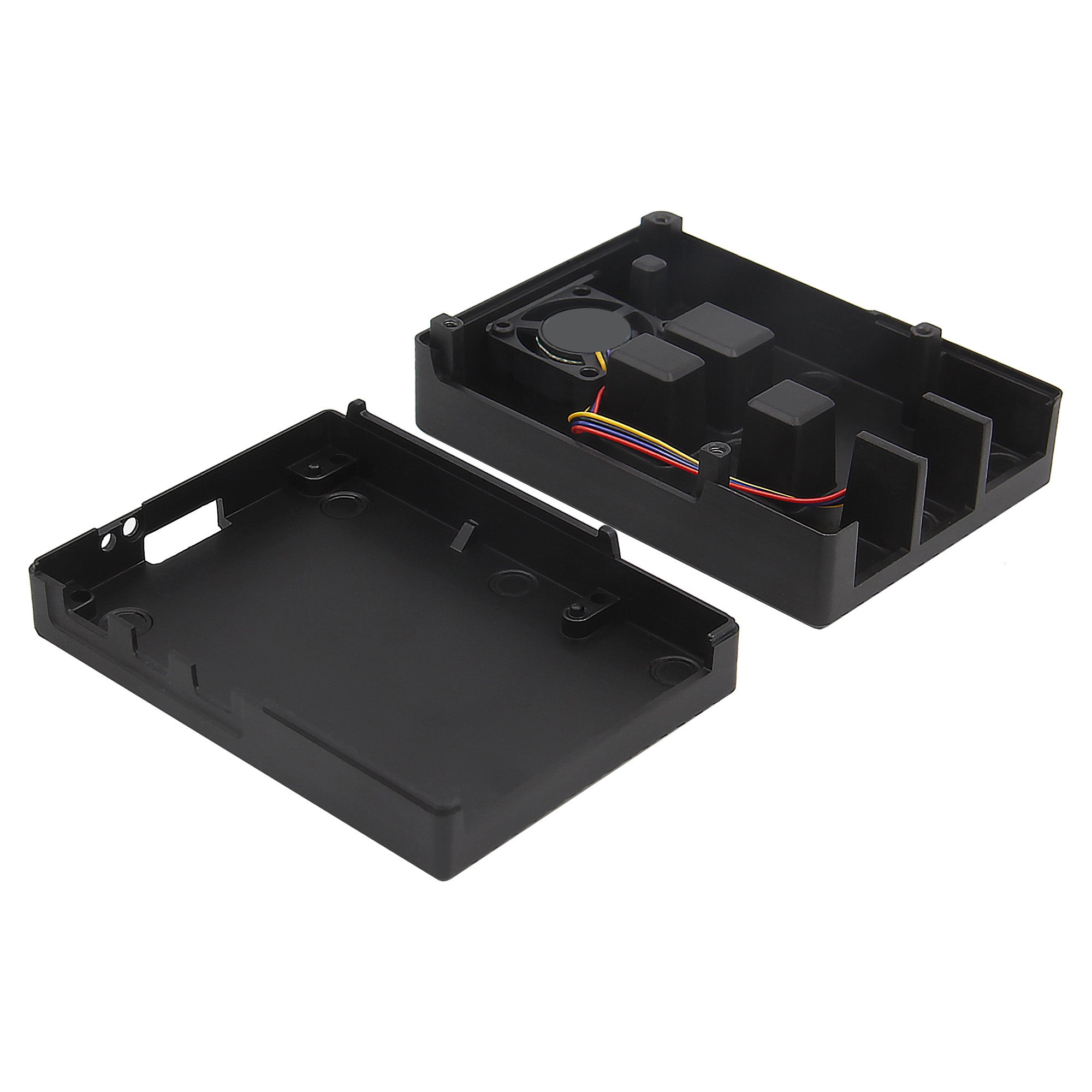 Geekworm Raspberry Pi 5 Aluminum Passive Cooling Case with Cooling Fan