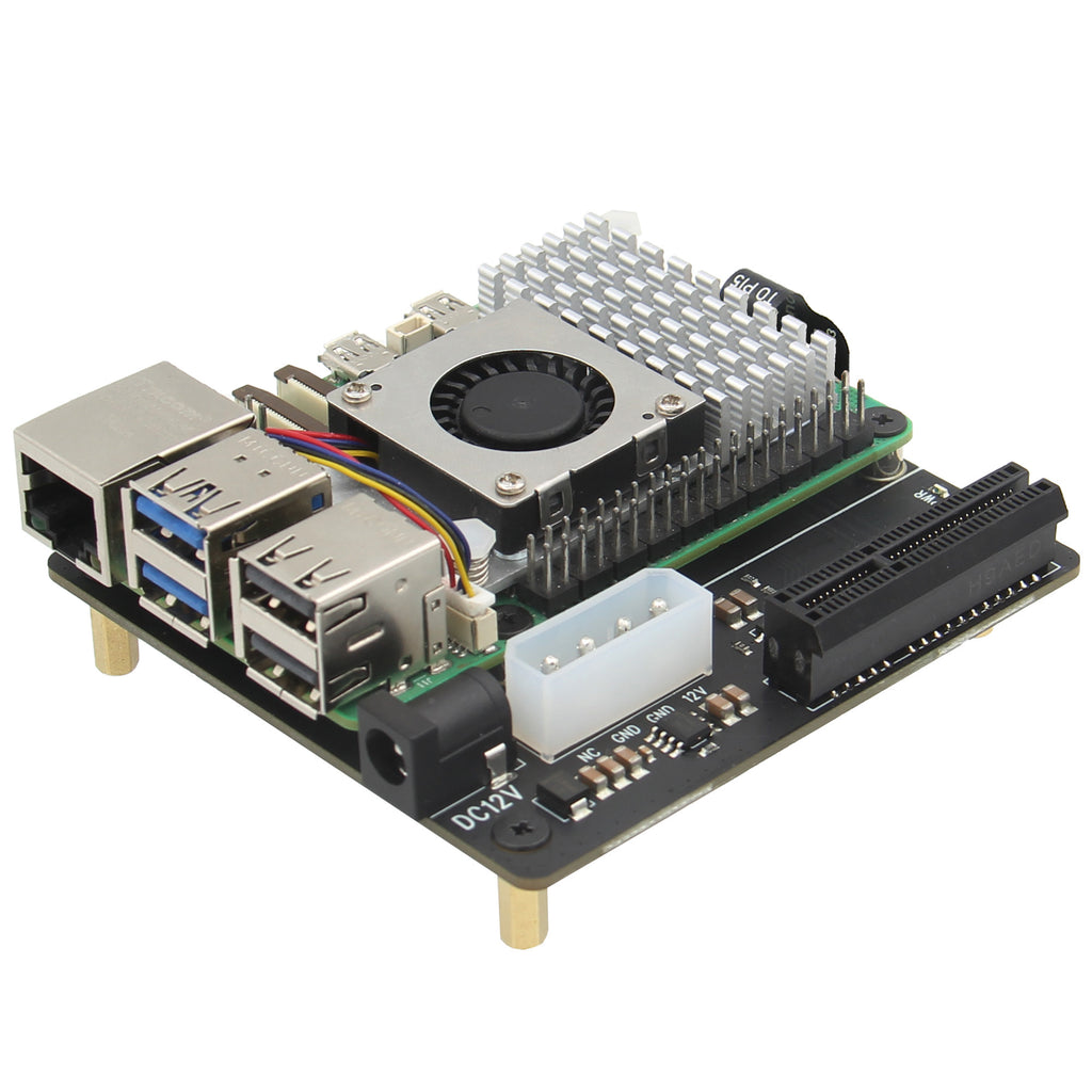 Geekworm X1010 PCIe FFC to Standard PCIe x4 Slot Expansion Board for R