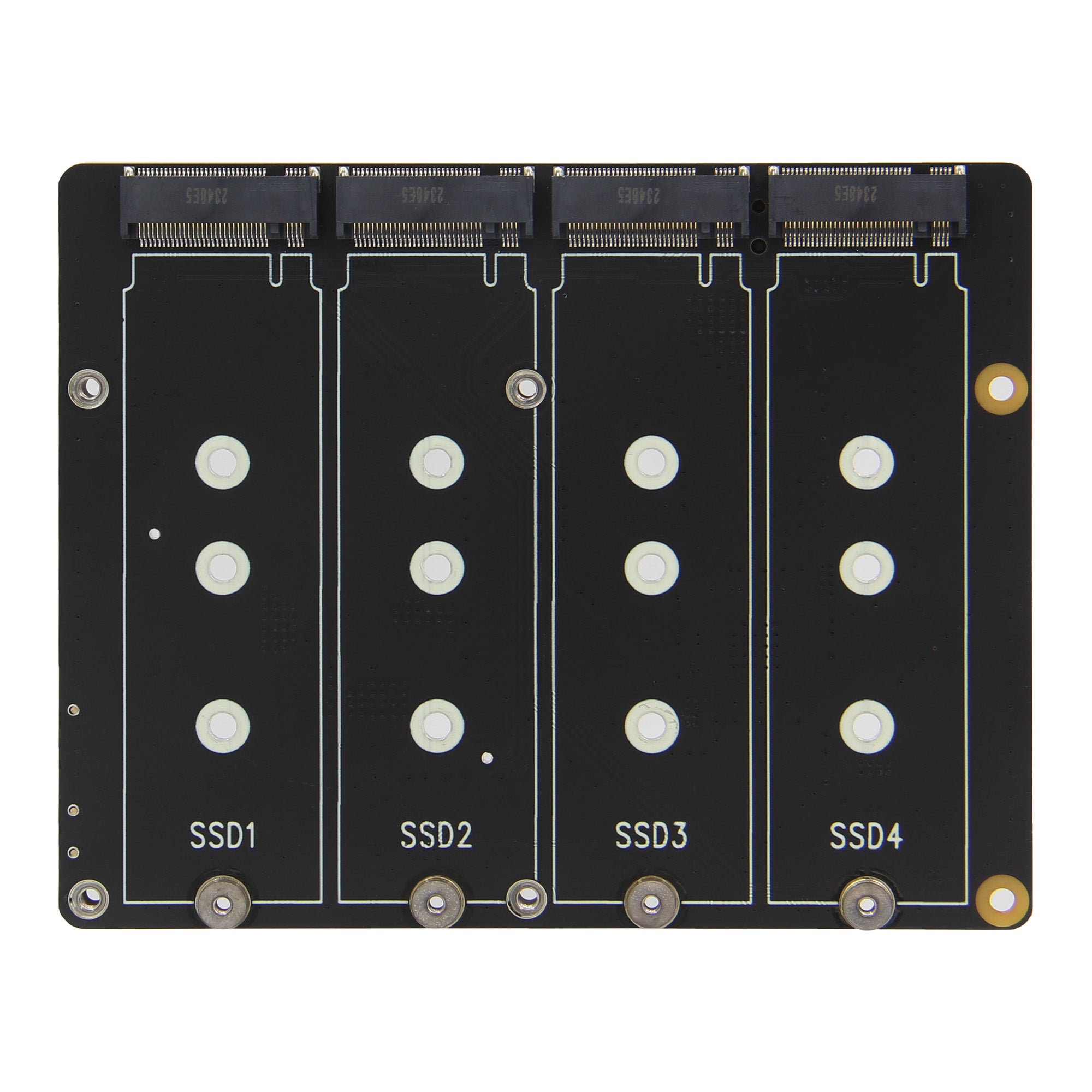 Geekworm X1011 PCIe to Four M.2 NVMe SSD Board for Raspberry Pi 5 (NOT
