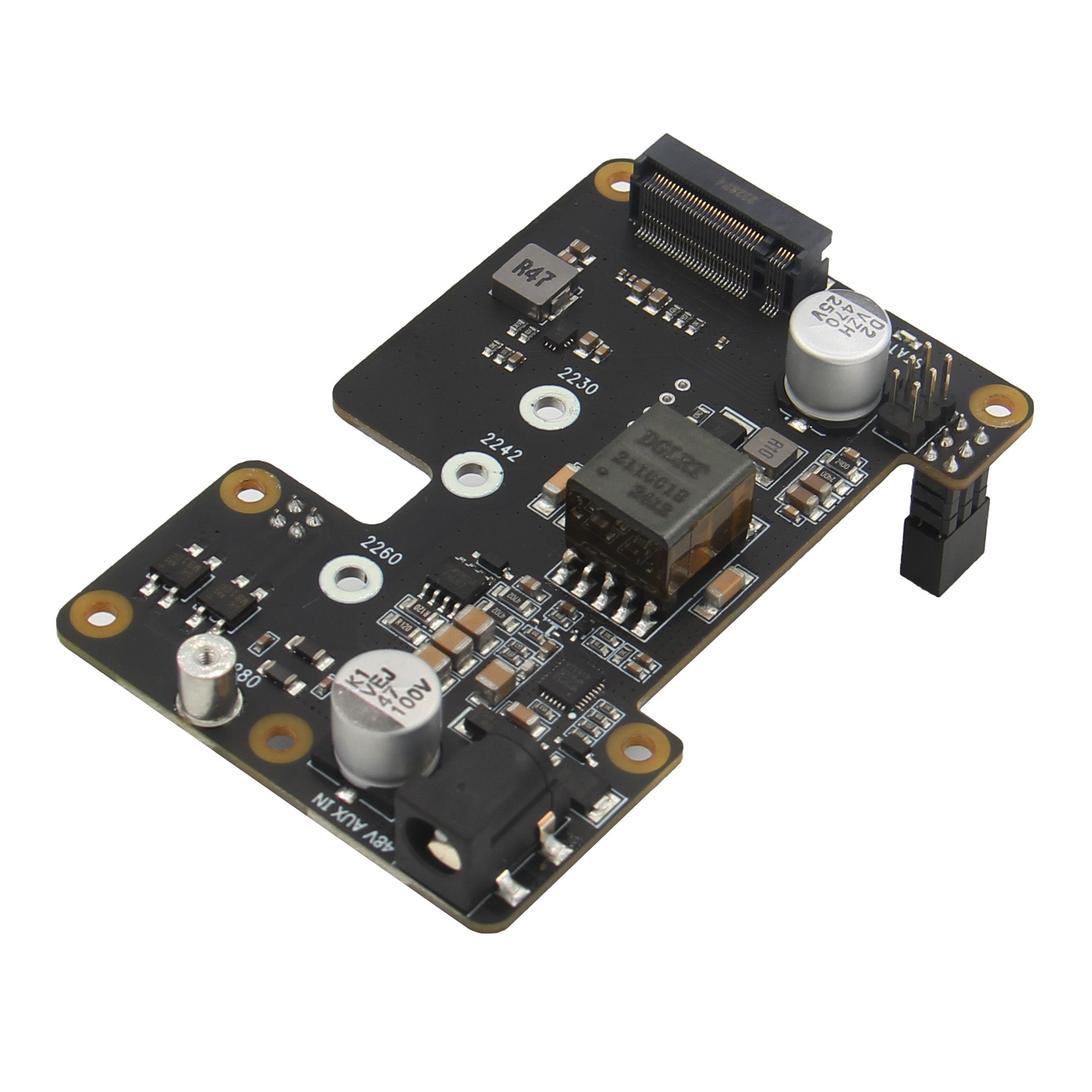 Geekworm X1012 PCIe to NVMe+POE Shield for Raspberry Pi 5