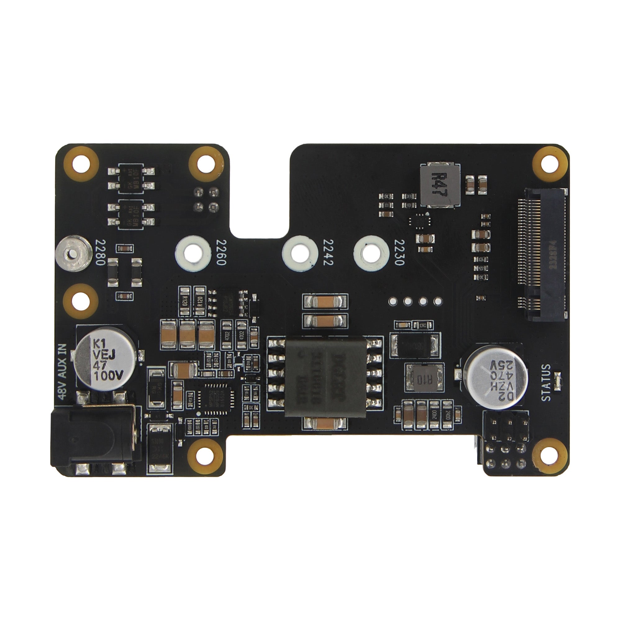 Geekworm X1012 PCIe to NVMe+POE Shield for Raspberry Pi 5