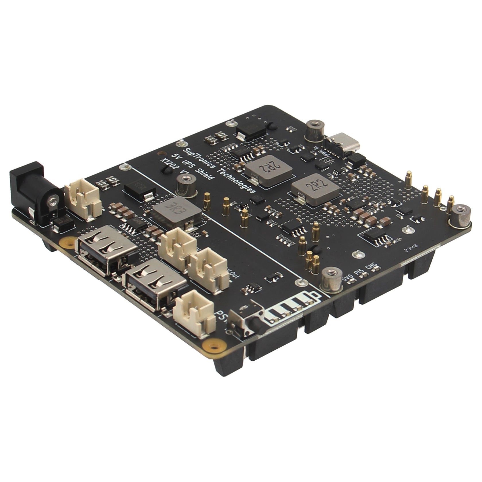 Geekworm X1202 4-Cell 18650 5.1V 5A UPS HAT for Raspberry Pi 5 Series