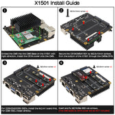 Geekworm X1501 CM5 IO Carrier Board for Raspberry Pi Compute Module 5