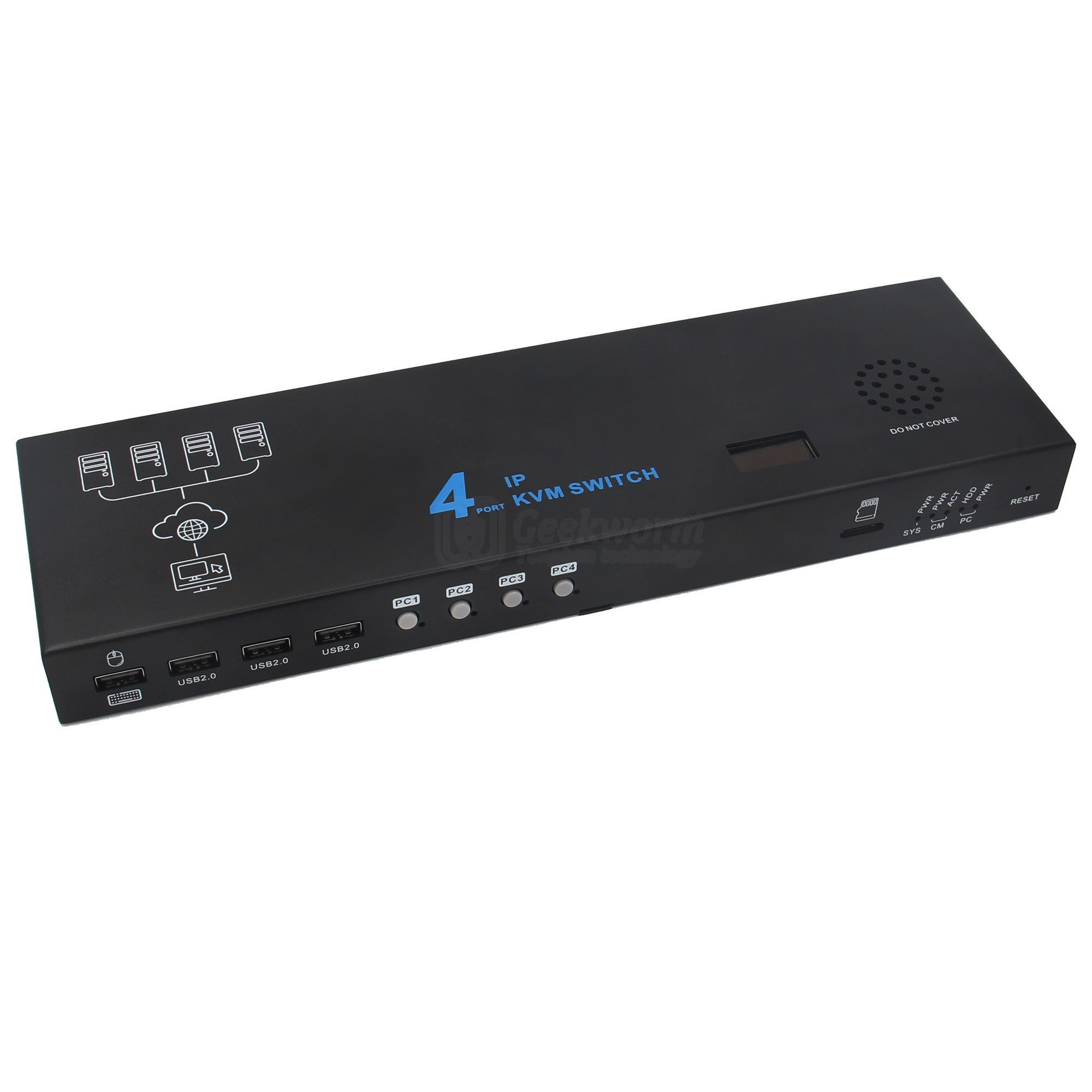 Geekworm X680 4 Port Ip Kvm Switch For Raspberry Pi Compute Module 4c 3809