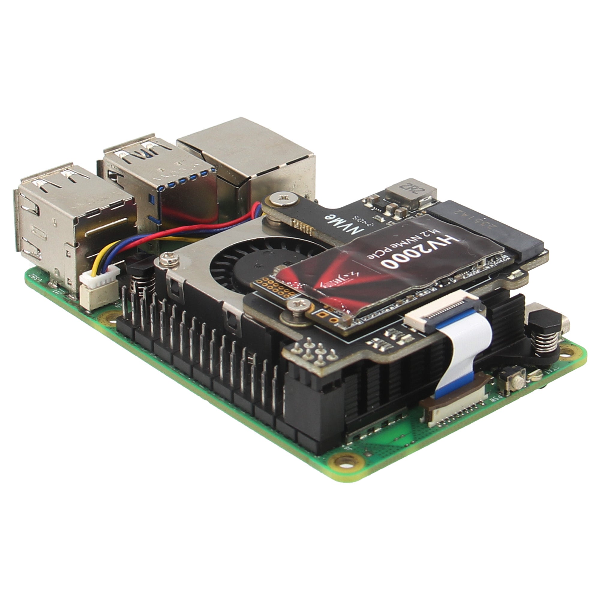 Geekworm X1003 Pcie M.2 Key-M NVMe SSD PIP PCIe Peripheral Board for ...
