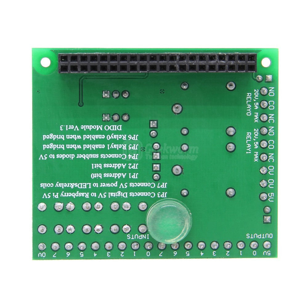 Raspberry Pi 5 Model B / 4B / 3B+ /3B Digital Input Output Expansion B – Geekworm