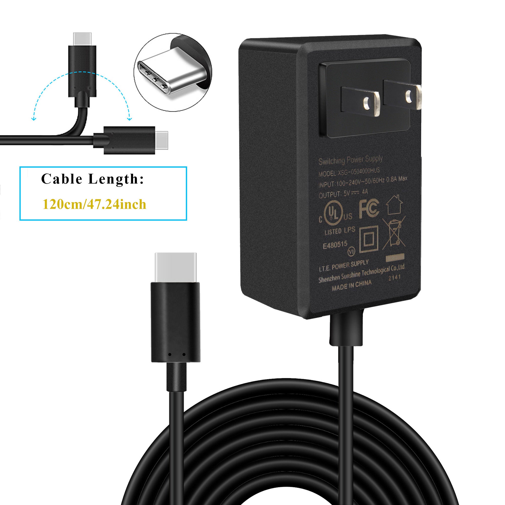 20W 5V 4A USB Type-C Power Adapter for Orange Pi 5/5B/5 Plus/Pi 4/Pi 3 – Geekworm