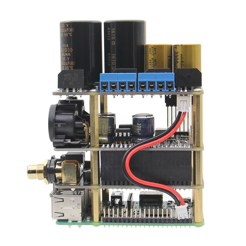 Raspberry Pi X20-XLR Hifi Audio Kit (X20-XLR ES9028Q2M Board + X10-I2S ...
