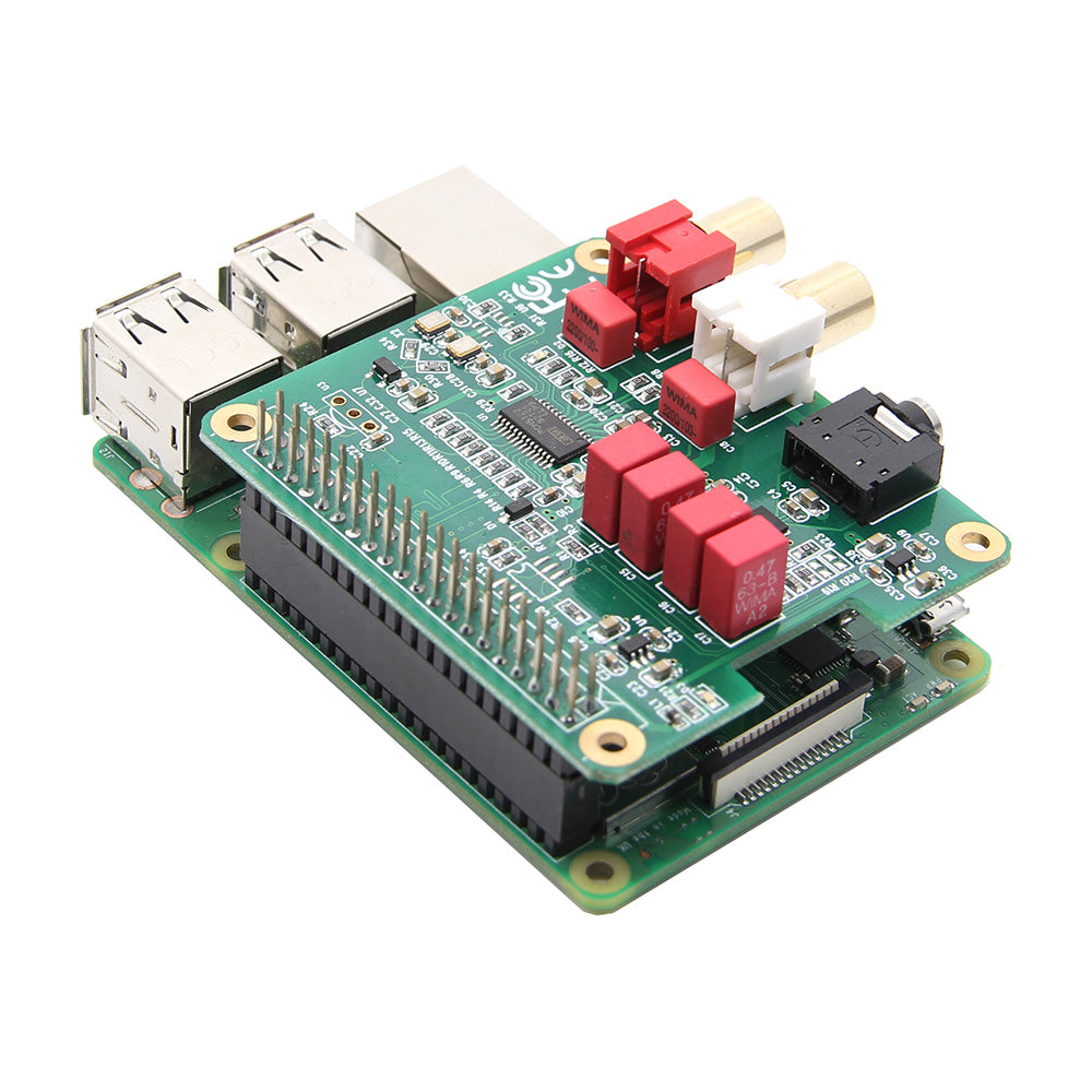 Raspberry Pi PCM5122 HIFI Audio DAC Expansion Board Compatible with Ra ...