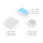 Raspberry Pi 4 Model B 3PCS Aluminum Heatsinks /Cooling Radiators for ...