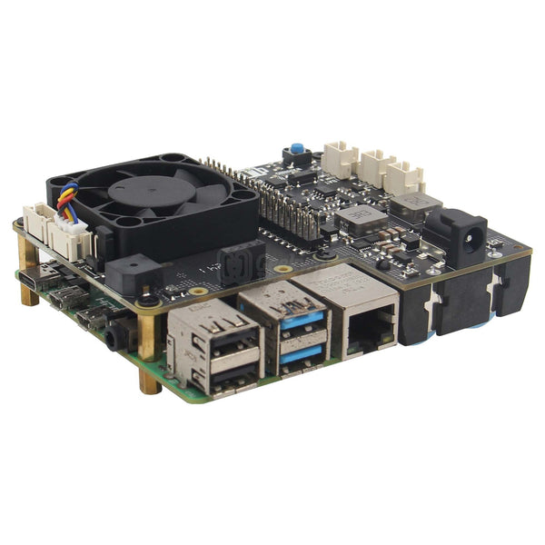 Raspberry Pi 4B/3B+/3B X729 18650 UPS (Max 5.1V 6A) with Wide 6-24V In – Geekworm