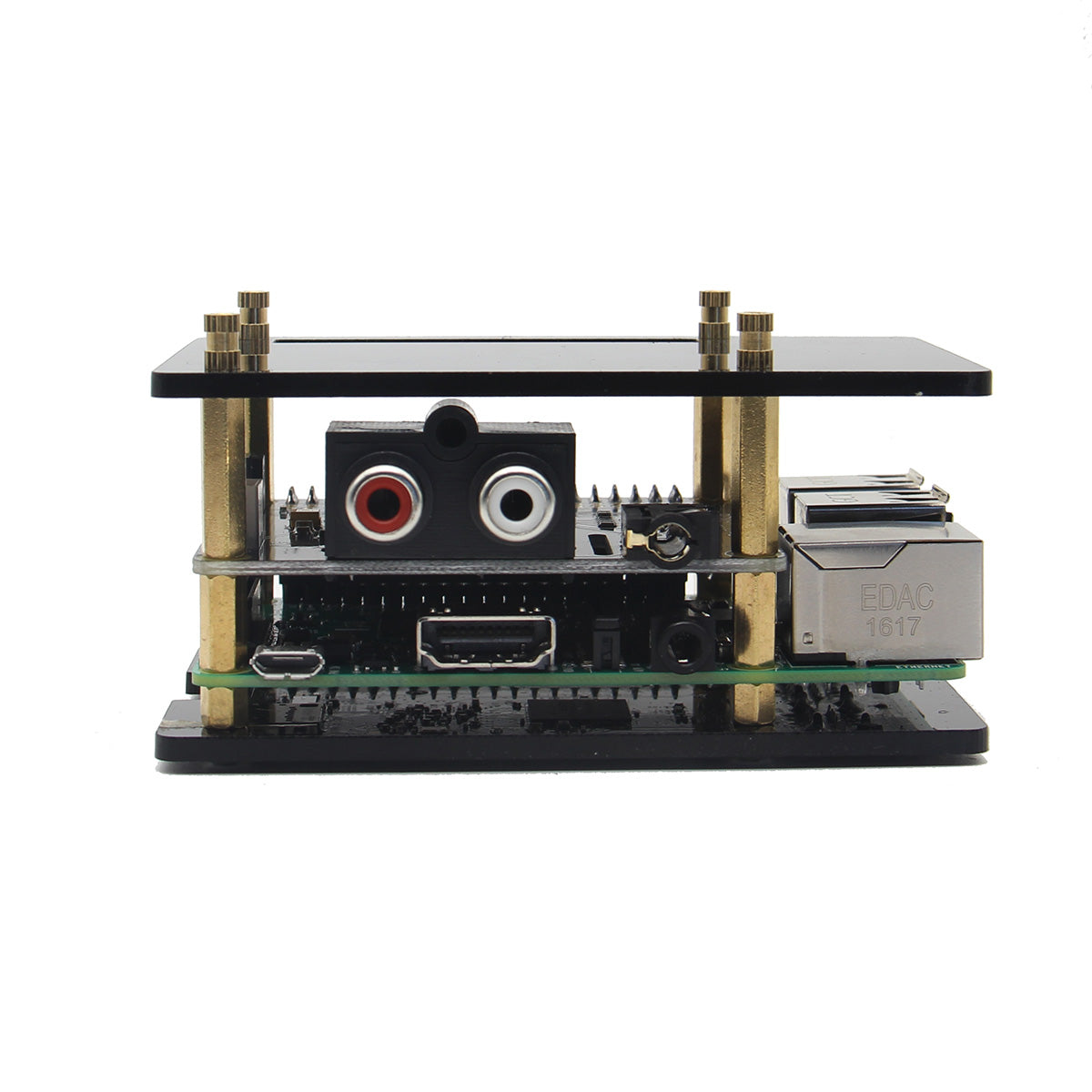 Raspberry Pi HAT Size Protective Acrylic Case – Geekworm